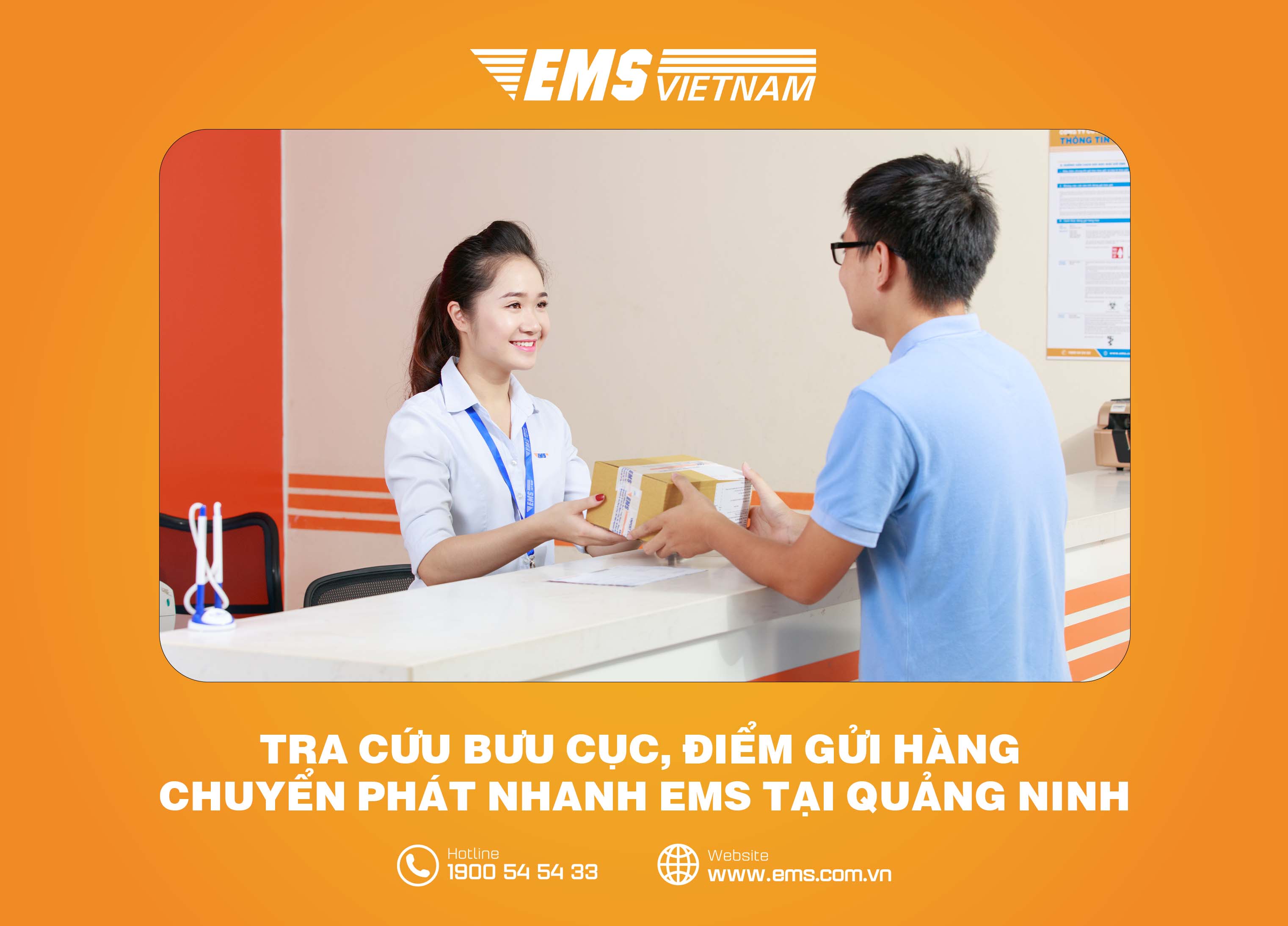 EMS | Tra cứu bưu cục, điểm gửi hàng chuyển phát nhanh EMS tại Quảng Ninh